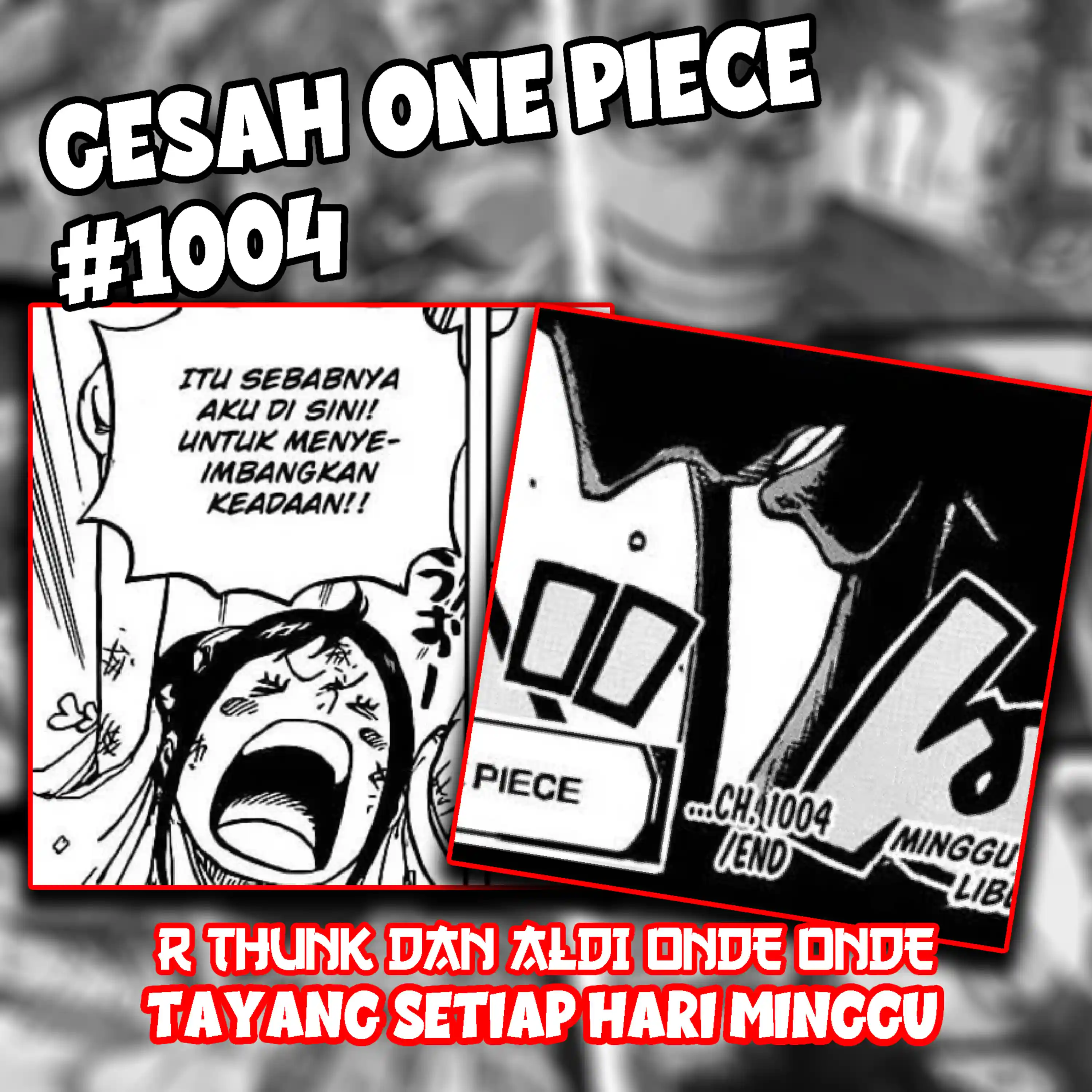 Gesah One Piece || Indonesia : Gesah One Piece chapter #1004 KIBI DANGO ...