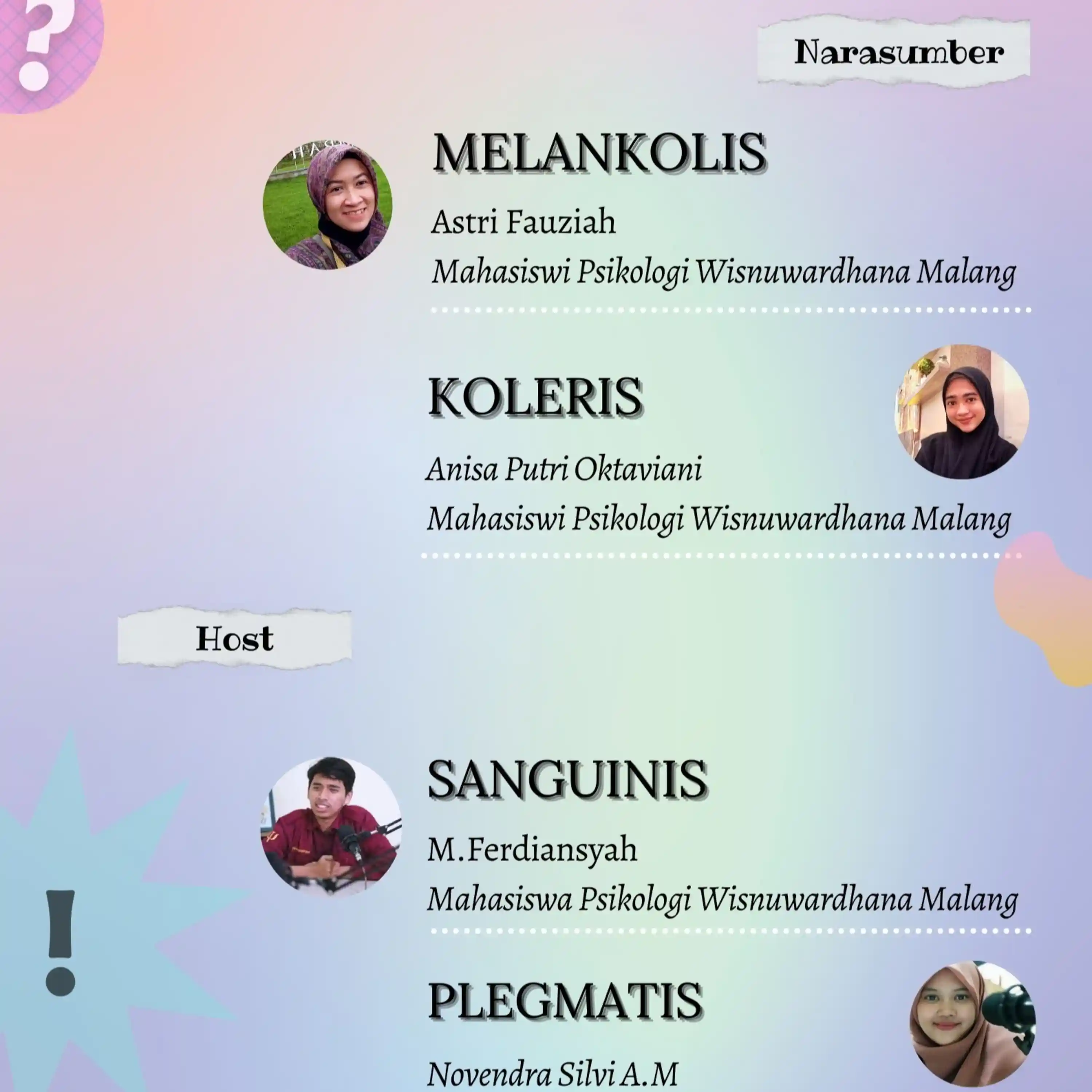 Insomnia : APA KEPRIBADIANMU?? Koleris, Sanguinis, Melankolis, Plegmatis | Noice Podcast